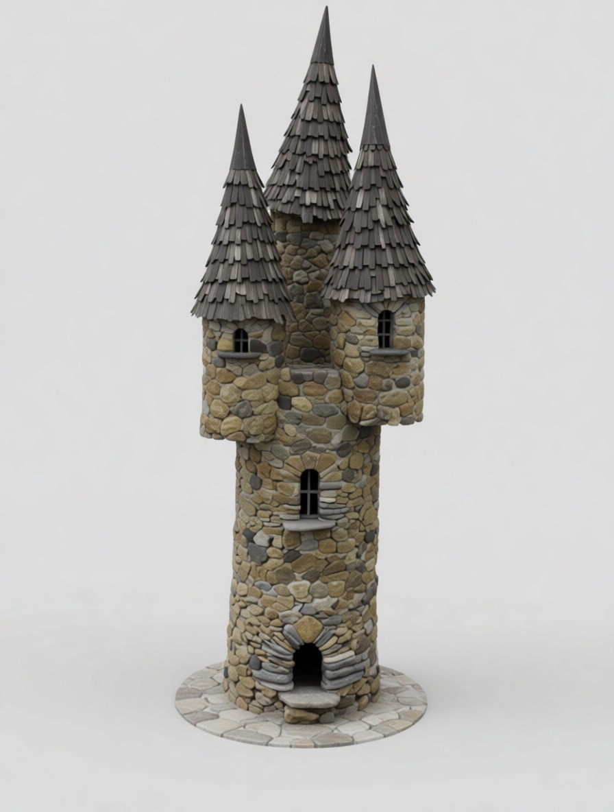 Fairy Tale Cottage Model STL – Free 3D Print Model | Remeshy