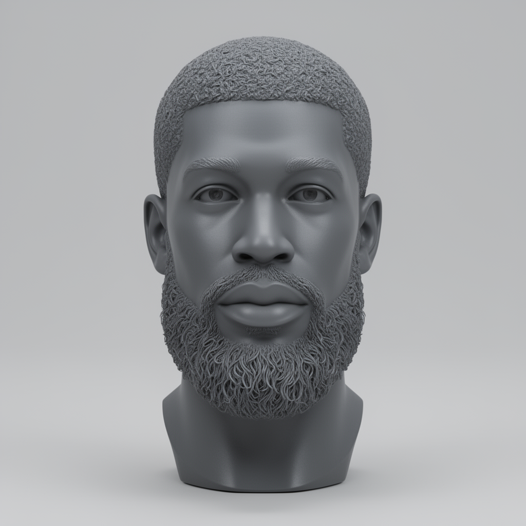 African Man Head Planter STL – Free 3D Print Model | Remeshy