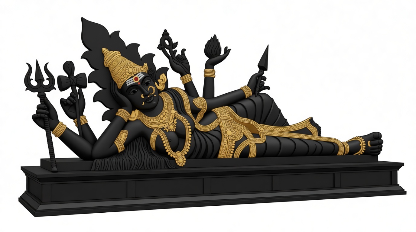 Vishnu Reclining Statue STL – Free 3D Print Model | Remeshy
