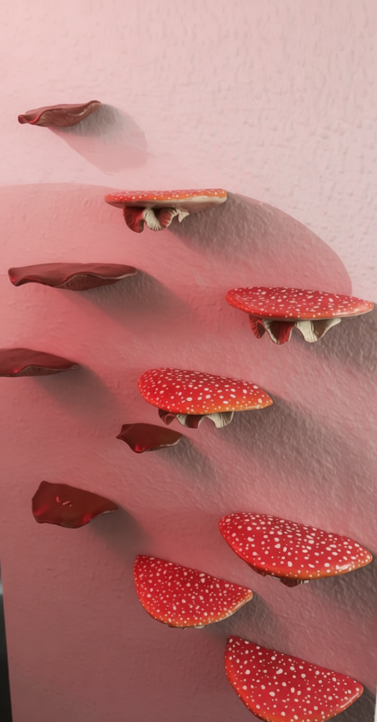 Amanita Mushroom Shelf STL – Free 3D Print Model | Remeshy