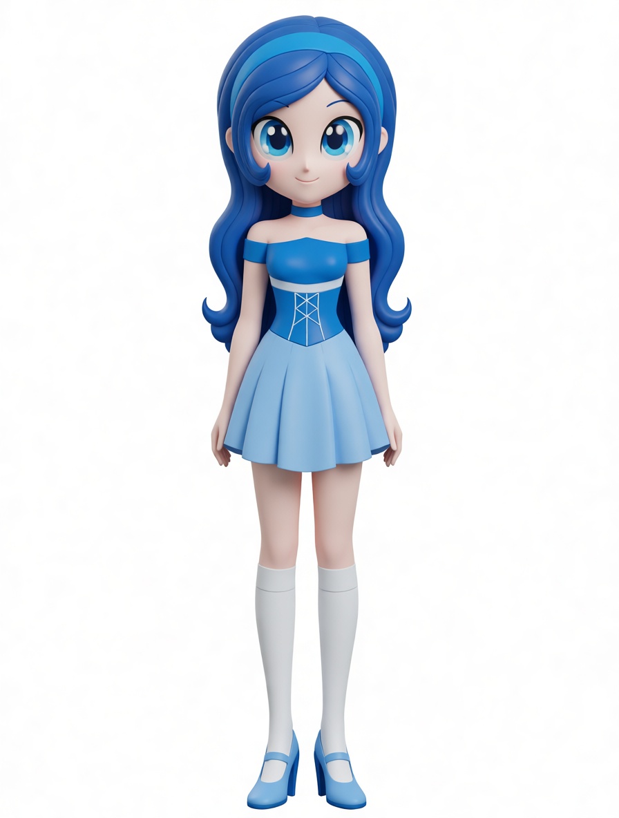 Anime Girl Figurine STL – Free 3D Print Model | Remeshy