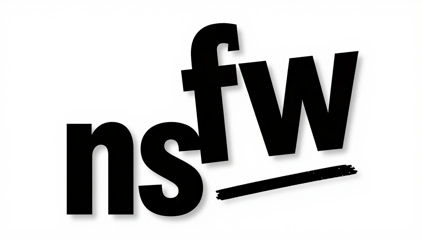 NSFW Text Sign STL – Free 3D Print Model | Remeshy