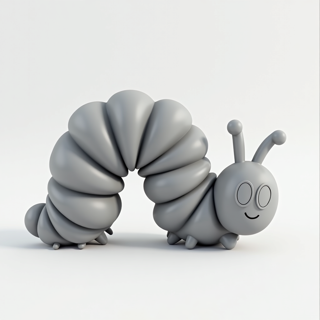 Very Hungry Caterpillar Figurine STL – Free 3D Print Model | Remeshy