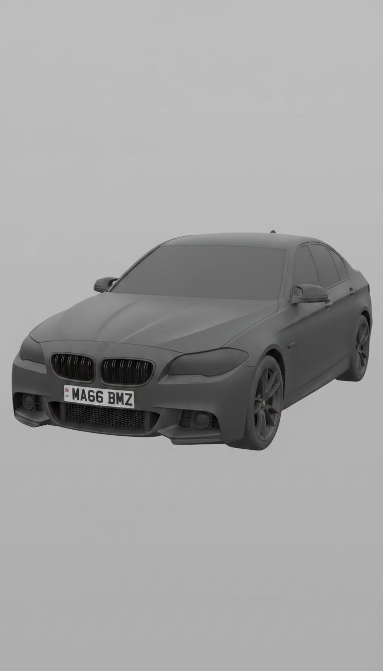 BMW 5 Series Sedan Model STL – Free 3D Print Model | Remeshy