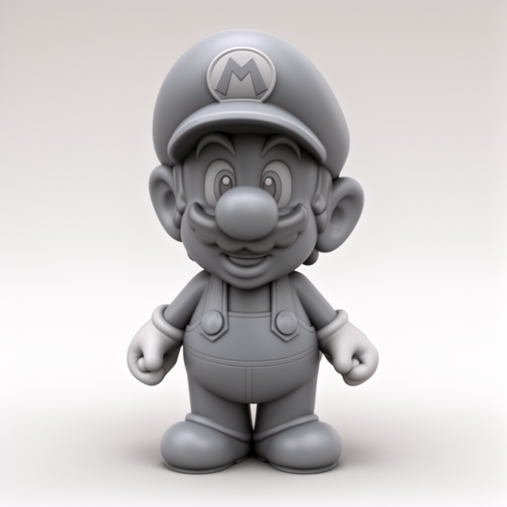 Super Mario Container Figurine STL – Free 3D Print Model | Remeshy