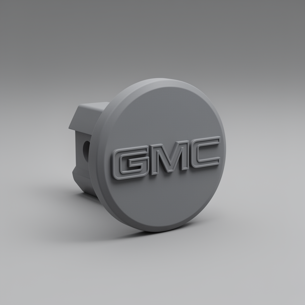 GMC Trailer Hitch Cover STL – Free 3D Print Model | Remeshy