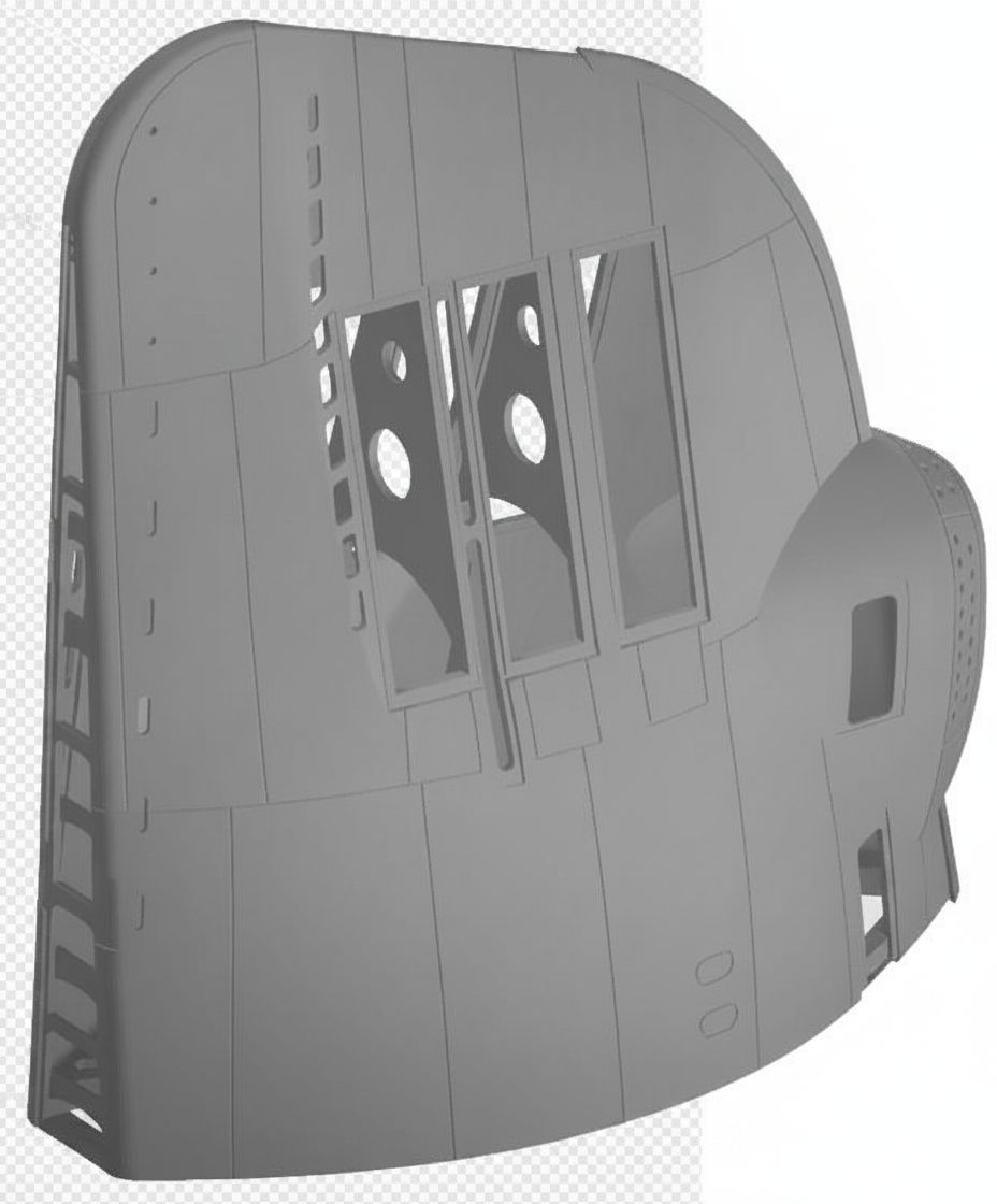 B-17 Flying Fortress Nose Section STL – Free 3D Print Model | Remeshy