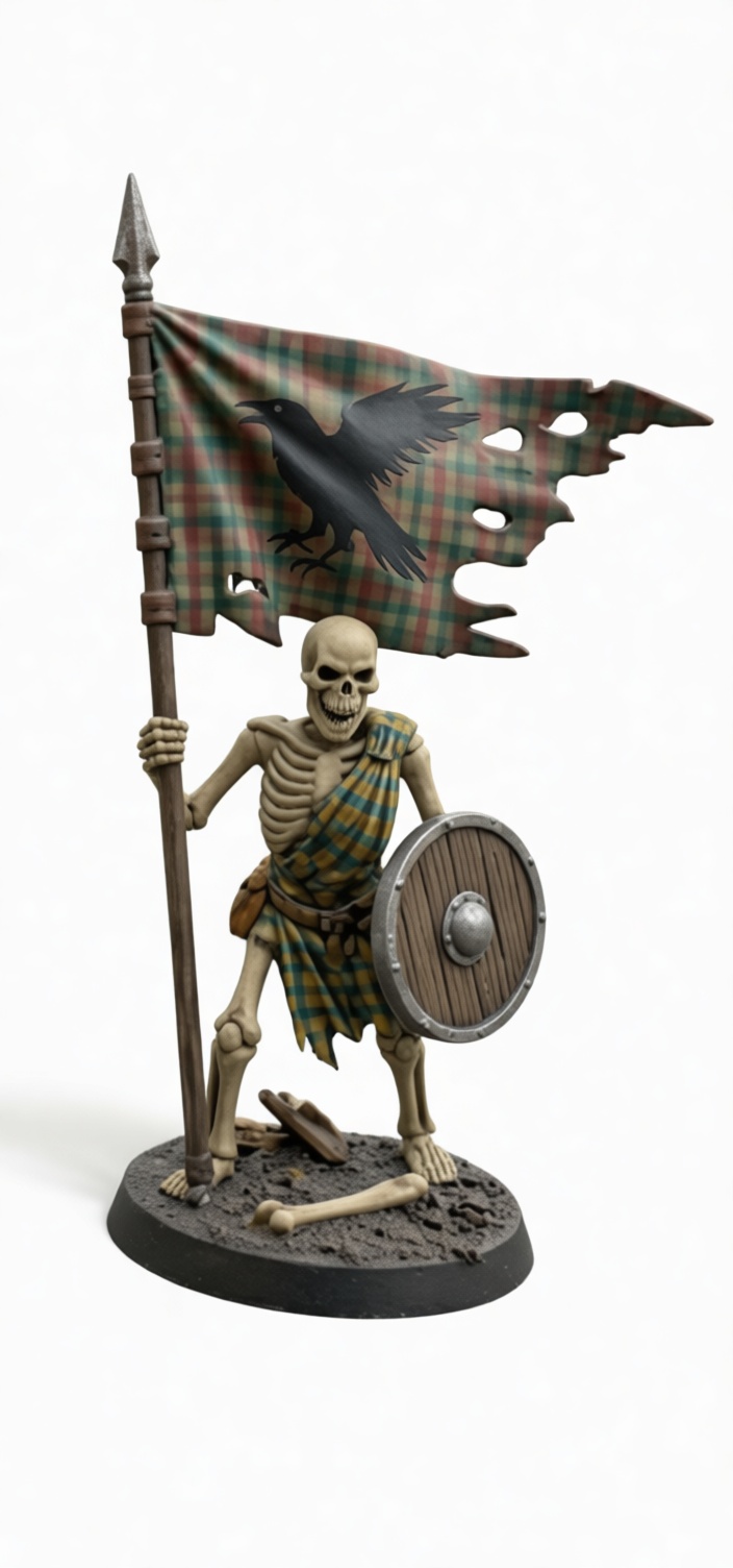 Skeleton Warrior Miniature STL – Free 3D Print Model | Remeshy