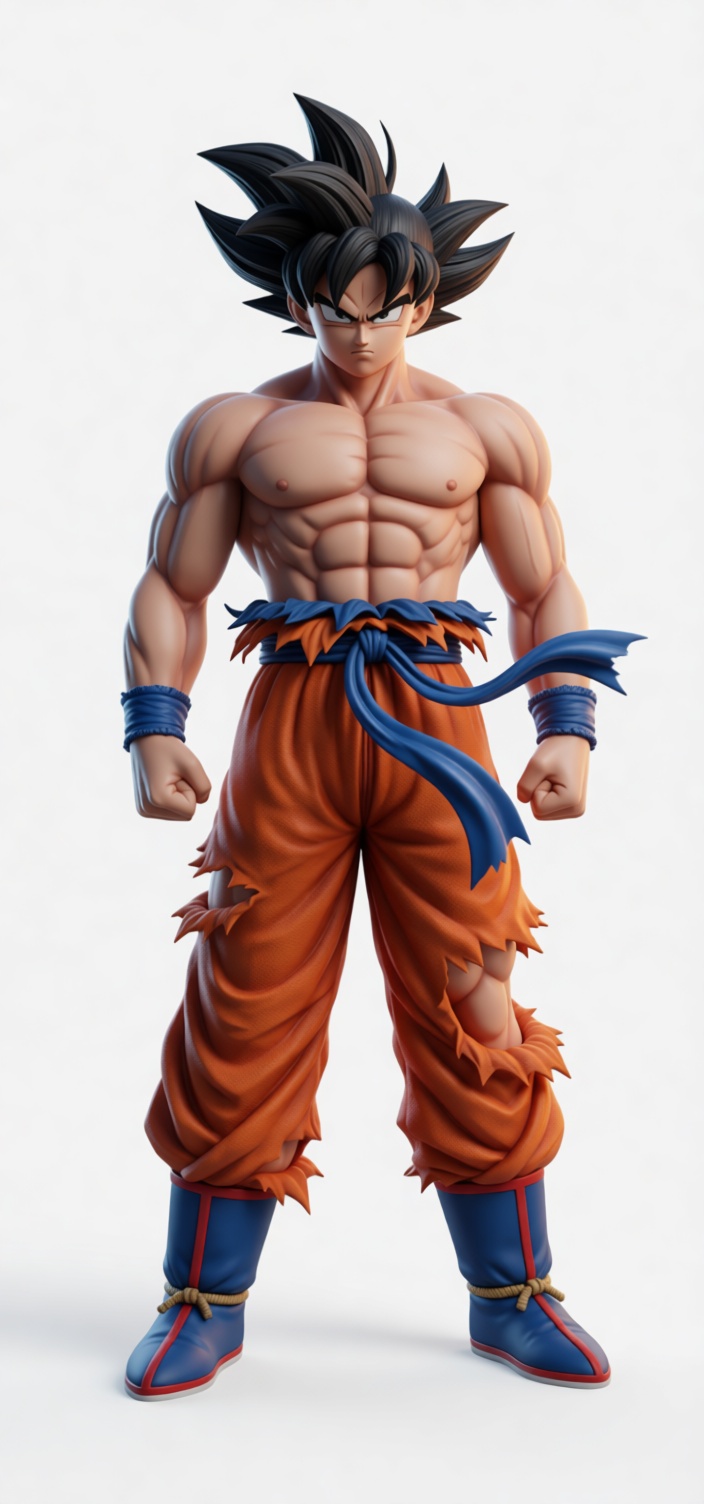 Goku 3D Printable Figurine STL – Free 3D Print Model | Remeshy