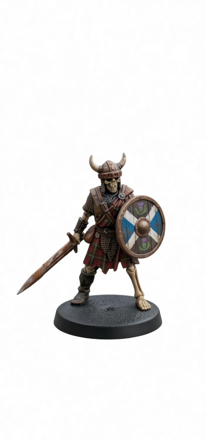 Skeletal Viking Warrior Figurine STL – Free 3D Print Model | Remeshy