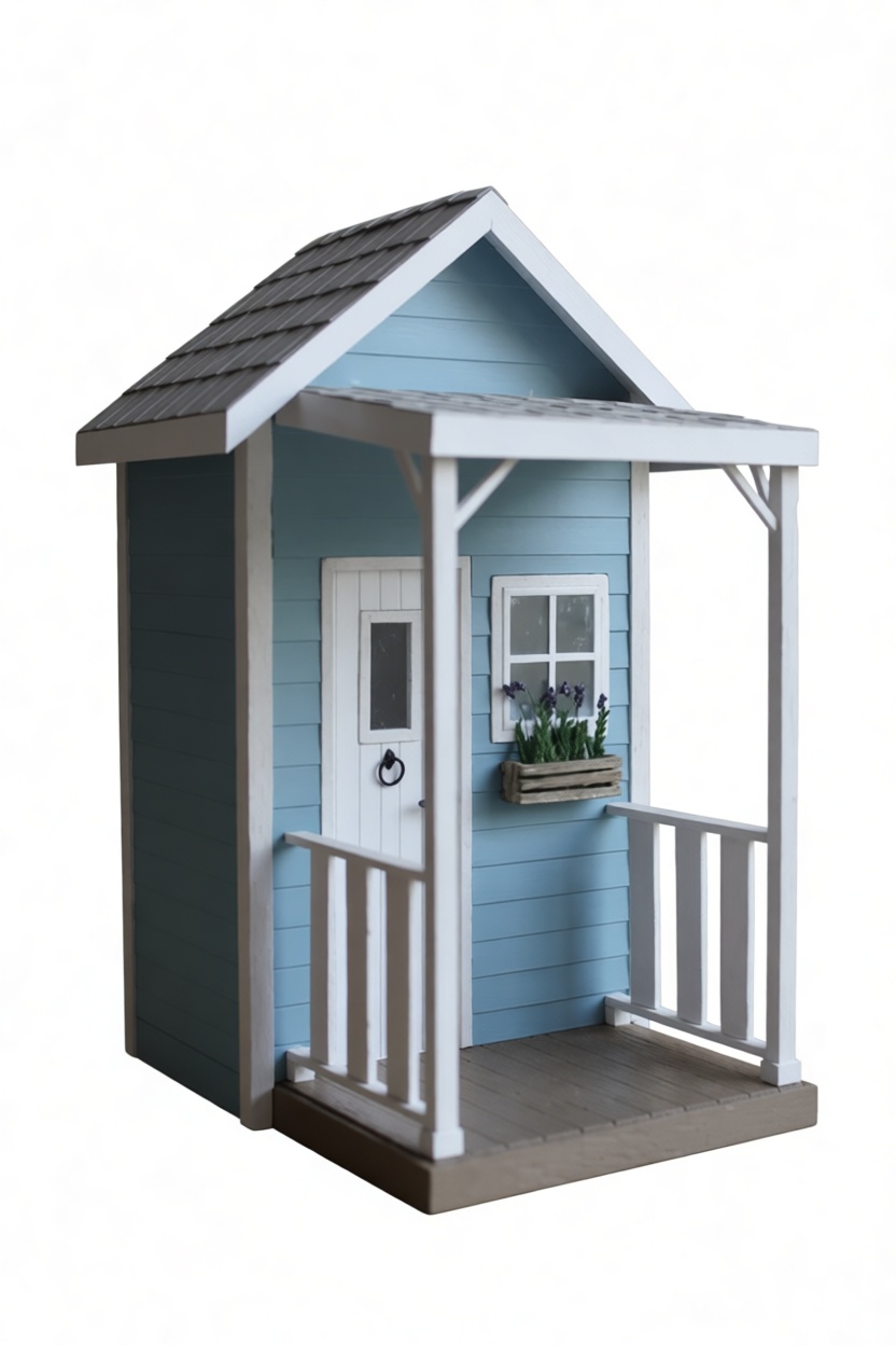 Blue Porch Miniature STL – Free 3D Print Model | Remeshy