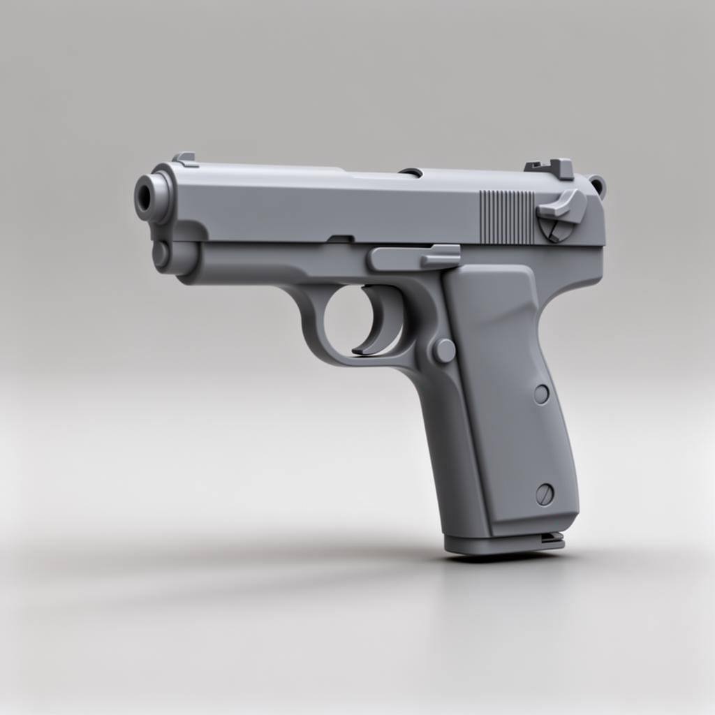 UMP 45 Submachine Gun Model STL – Free 3D Print Model | Remeshy