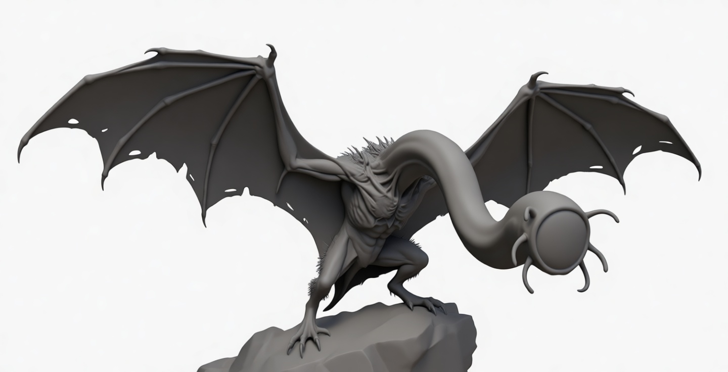 Ghostly Woman Figurine STL – Free 3D Print Model | Remeshy