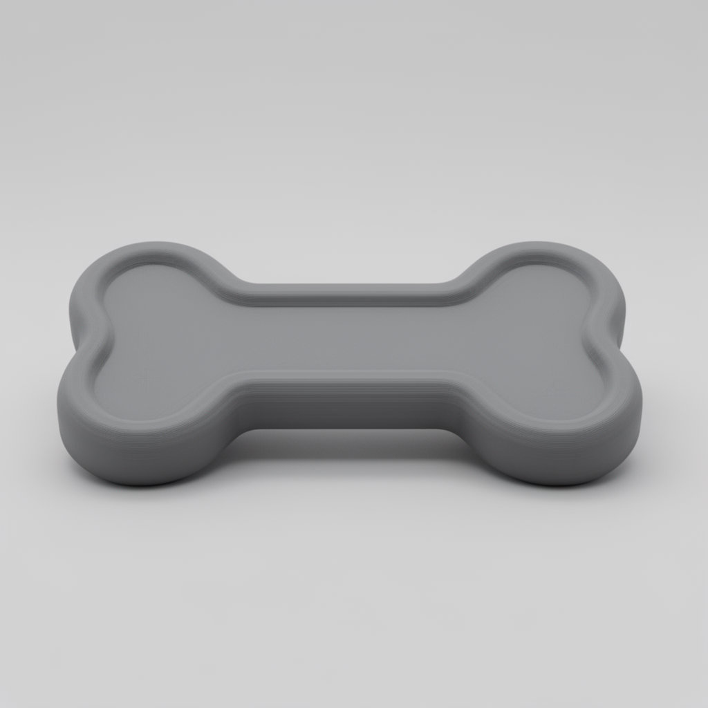 Dog Bone Flat Model STL – Free 3D Print Model | Remeshy