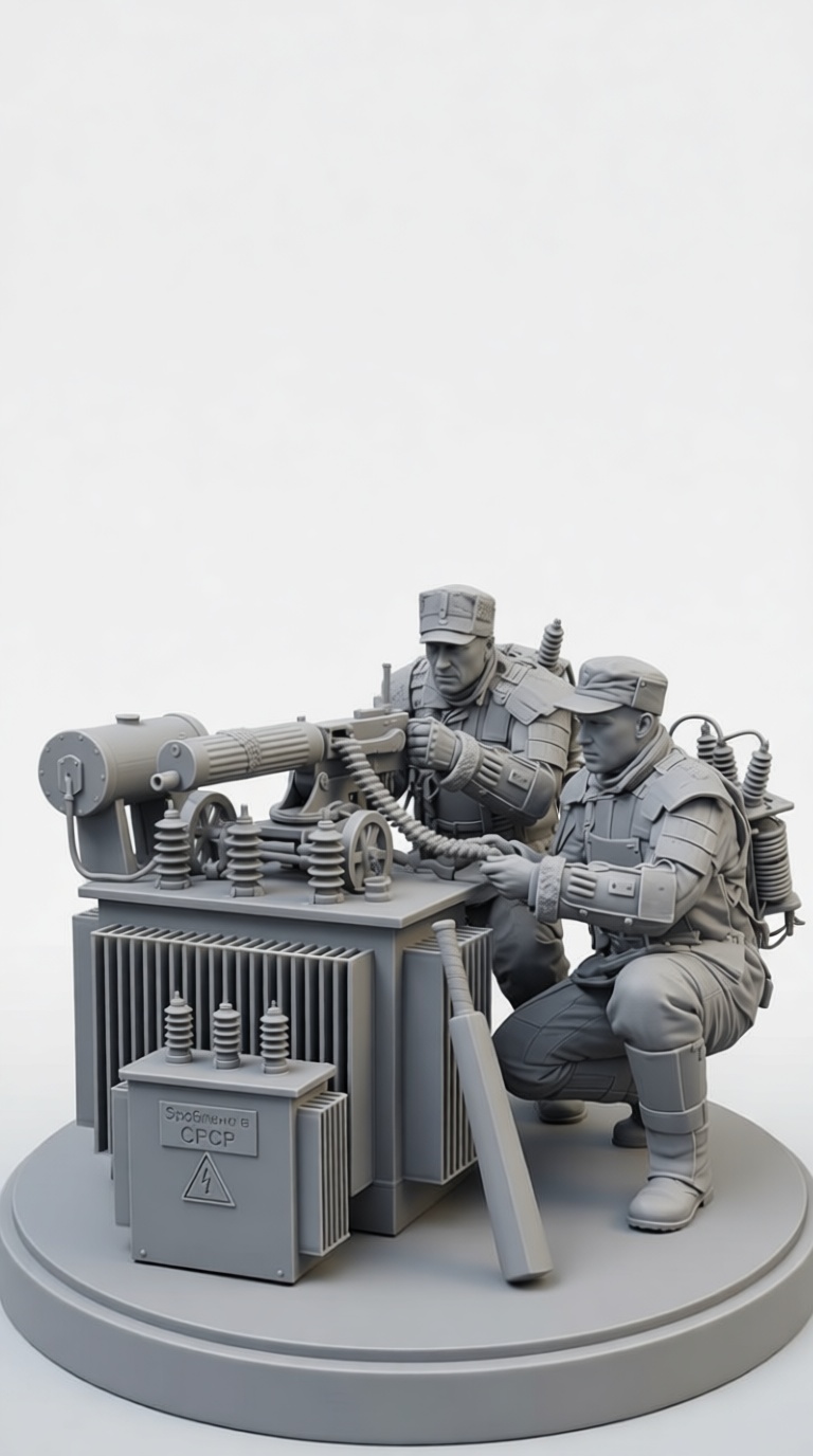 Soviet Soldiers Machine Gun Figurine STL – Free 3D Print Model | Remeshy