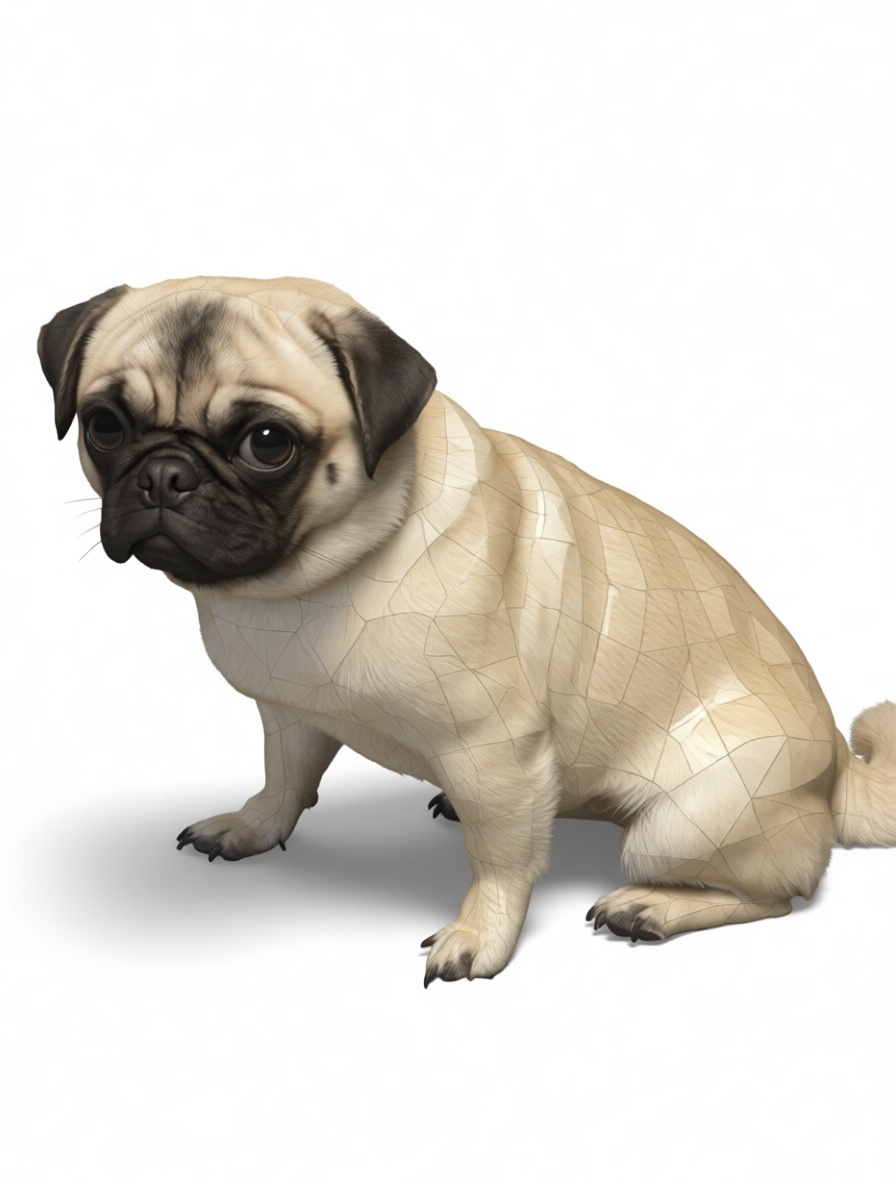 Pug Dog Figurine STL – Free 3D Print Model | Remeshy