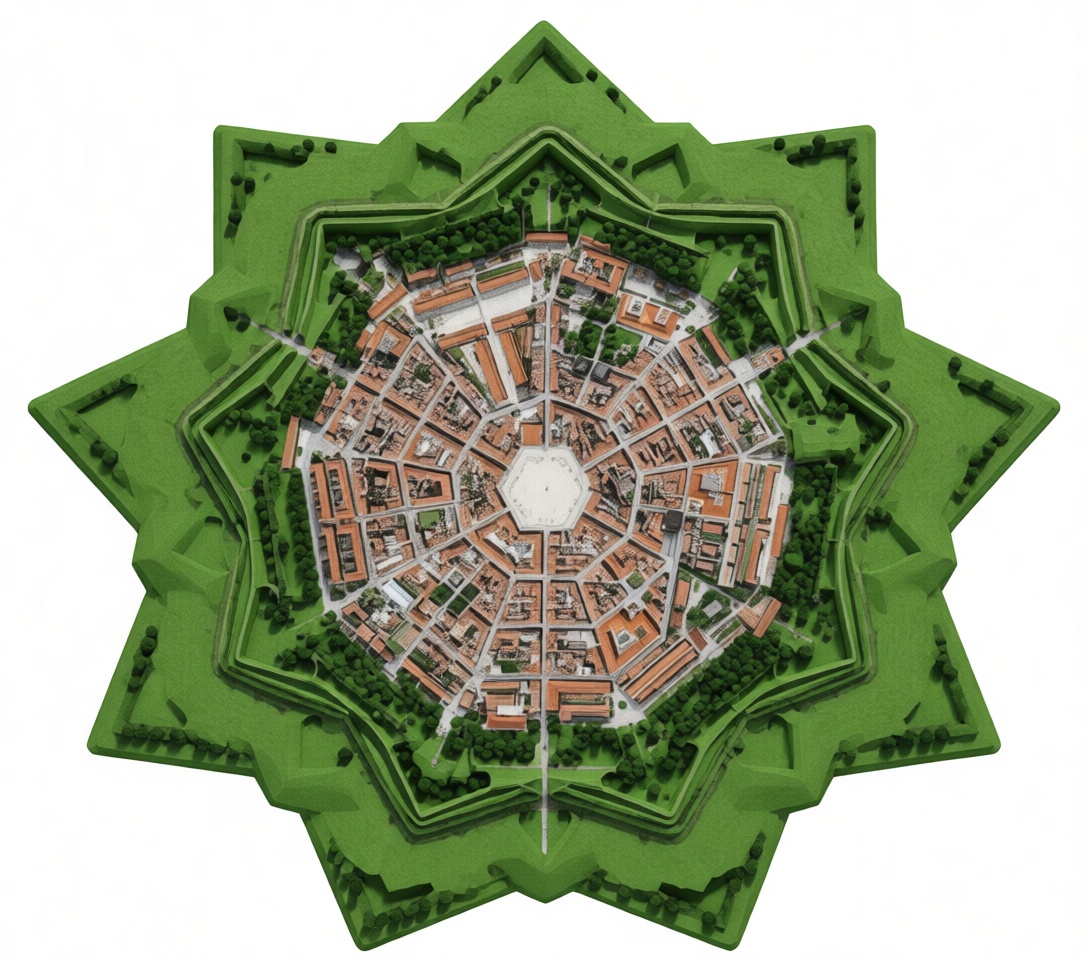 Palmanova Fortress Model STL – Free 3D Print Model | Remeshy