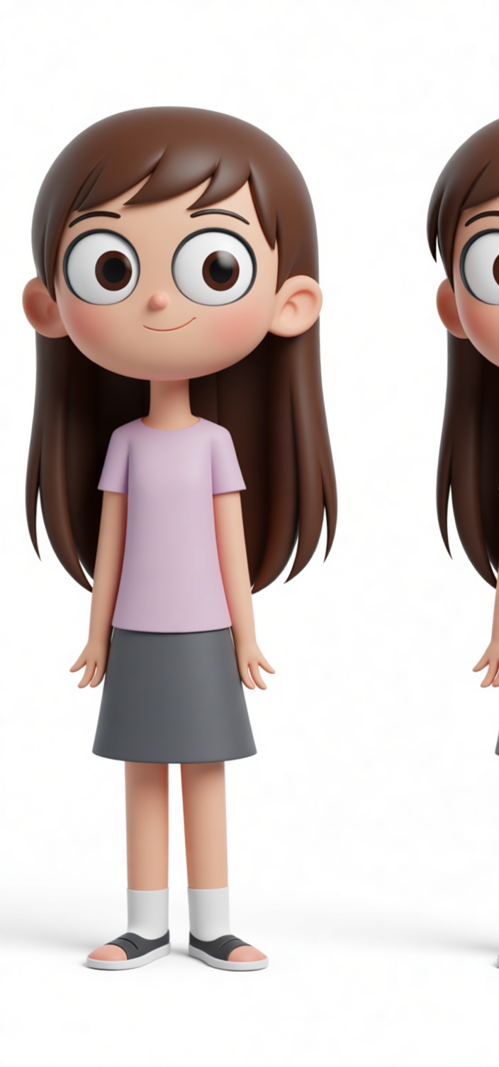 Cute Girl Figurine STL – Free 3D Print Model | Remeshy