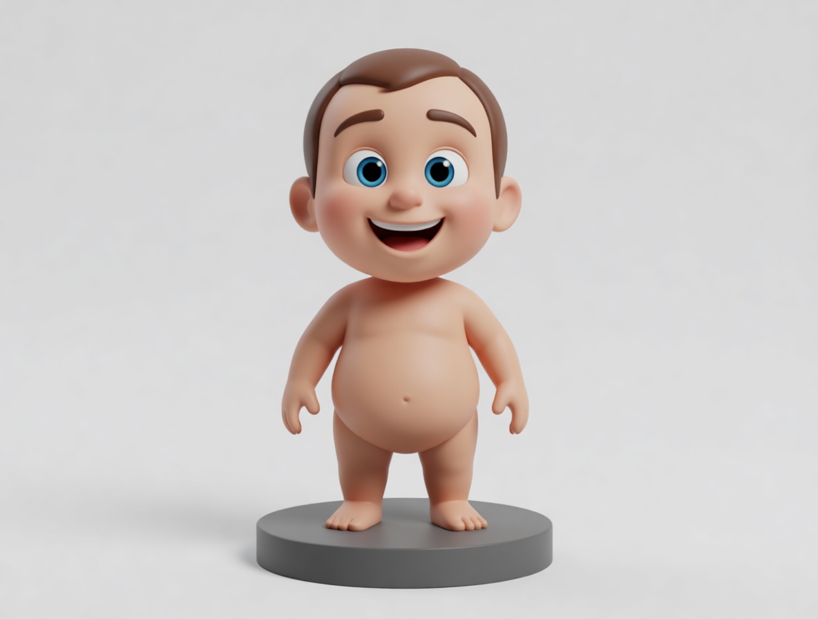Smiling Man Bust STL – Free 3D Print Model | Remeshy