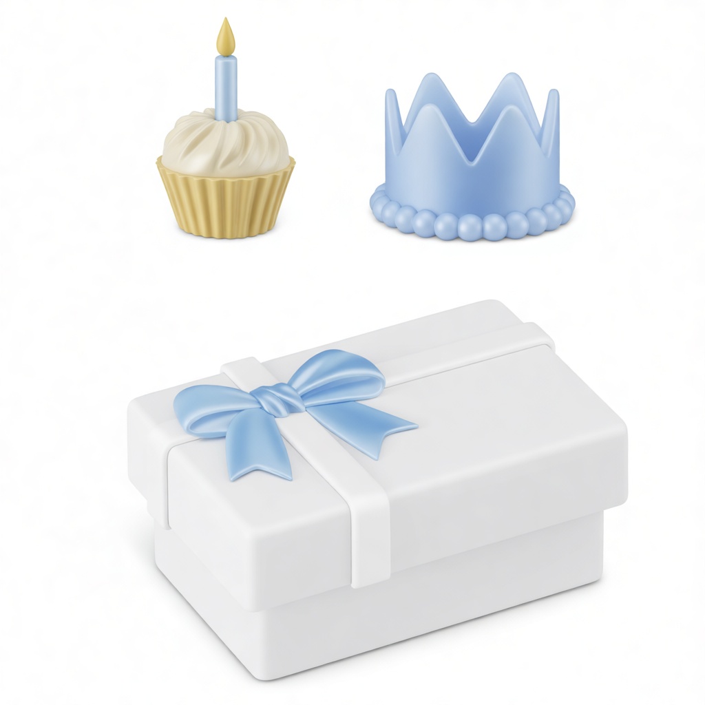 Birthday Party Props Set STL – Free 3D Print Model | Remeshy