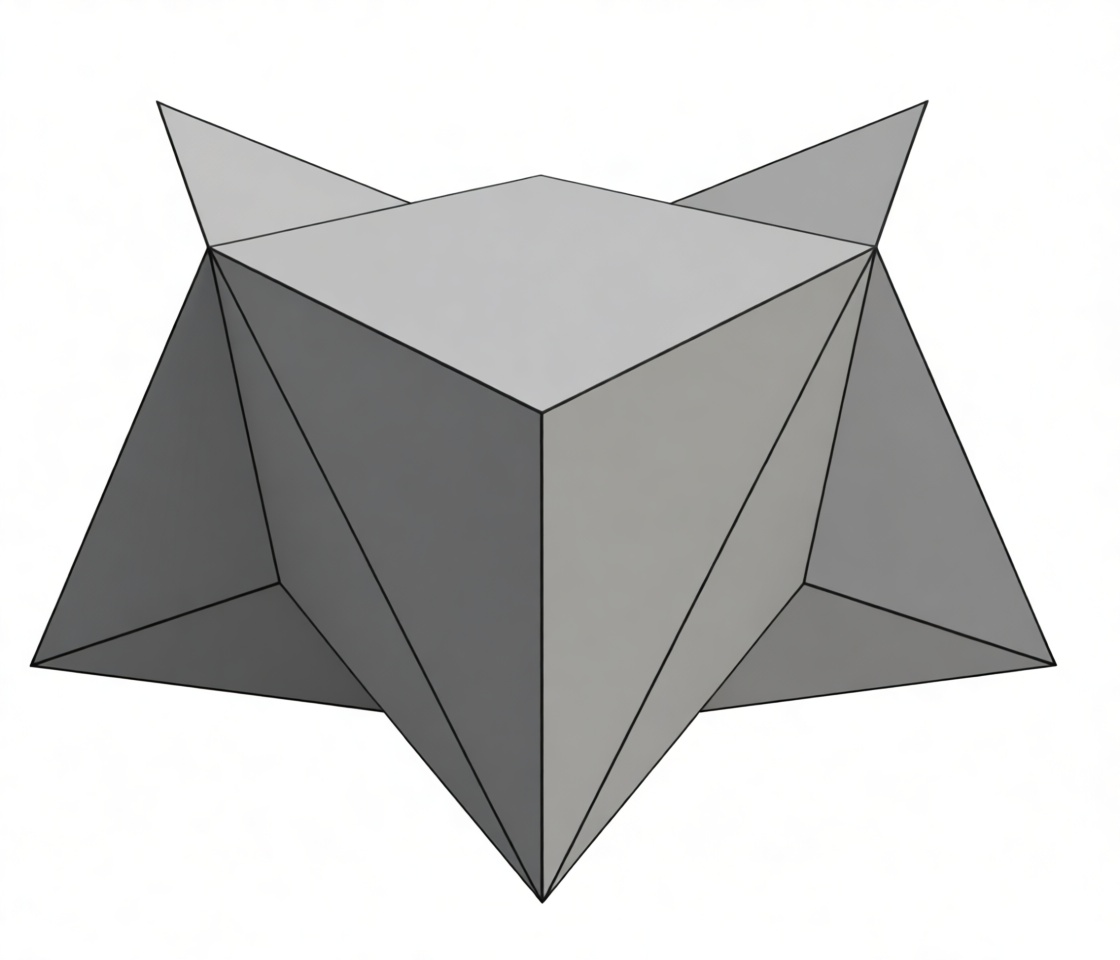 Stella Octangula Sculpture STL – Free 3D Print Model | Remeshy
