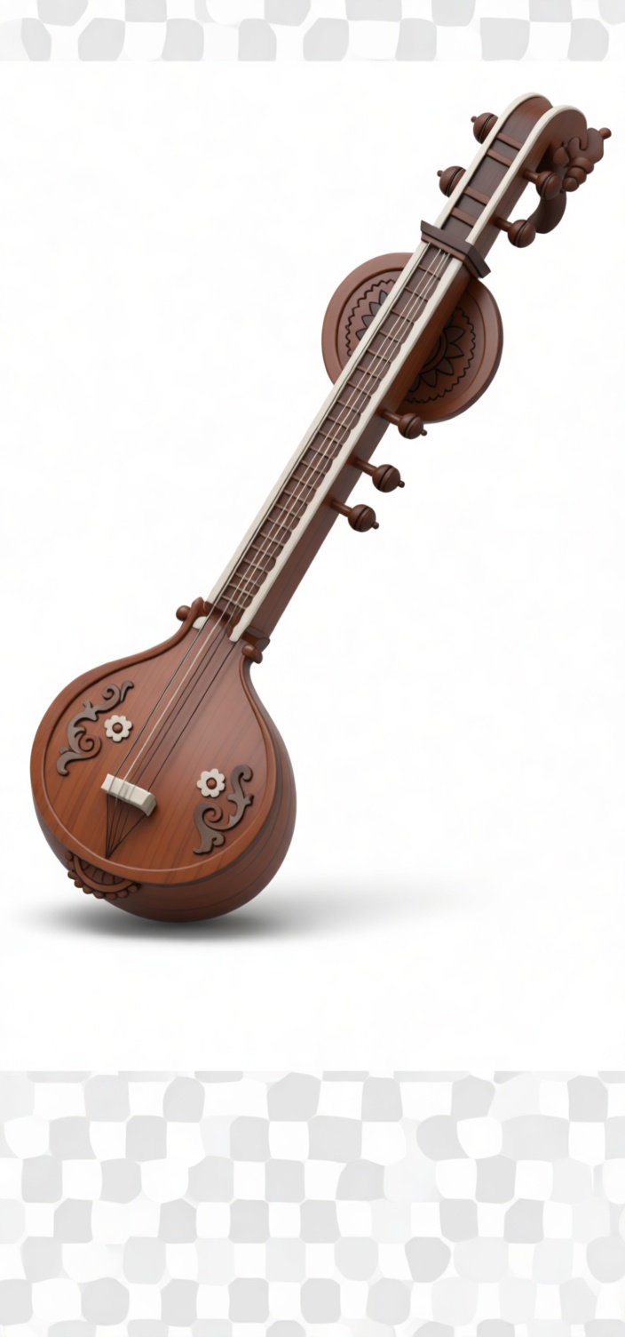 Veena Musical Instrument STL – Free 3D Print Model | Remeshy