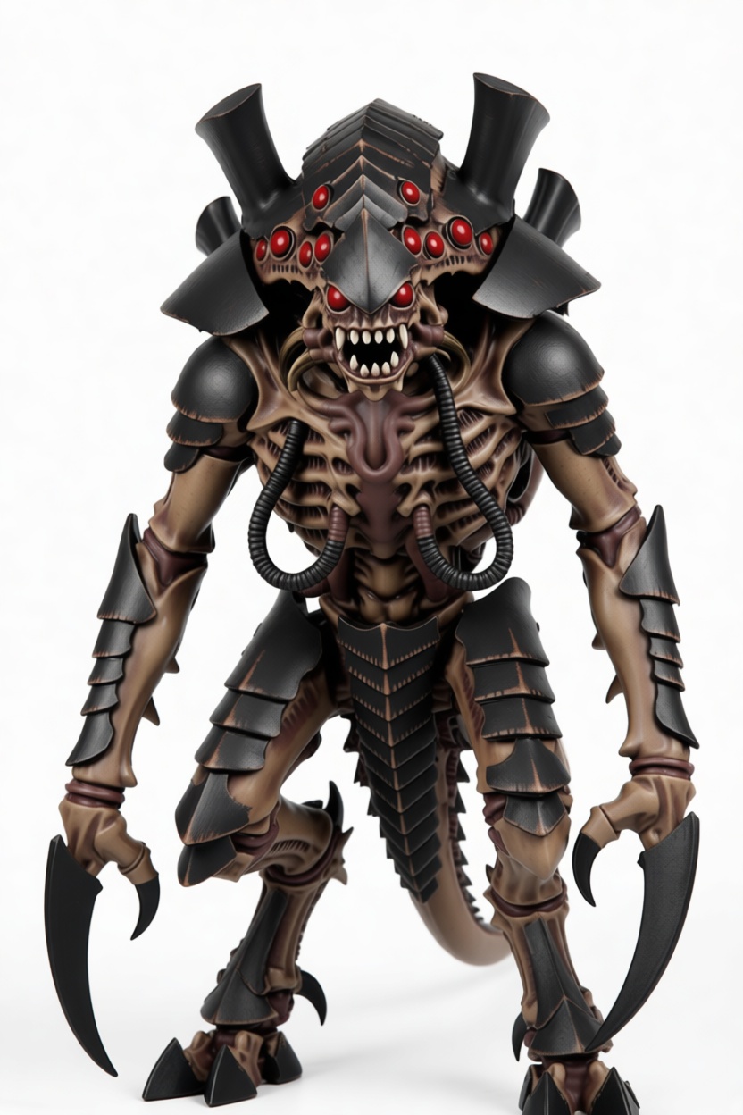 Tyranid Warrior Figurine STL – Free 3D Print Model | Remeshy