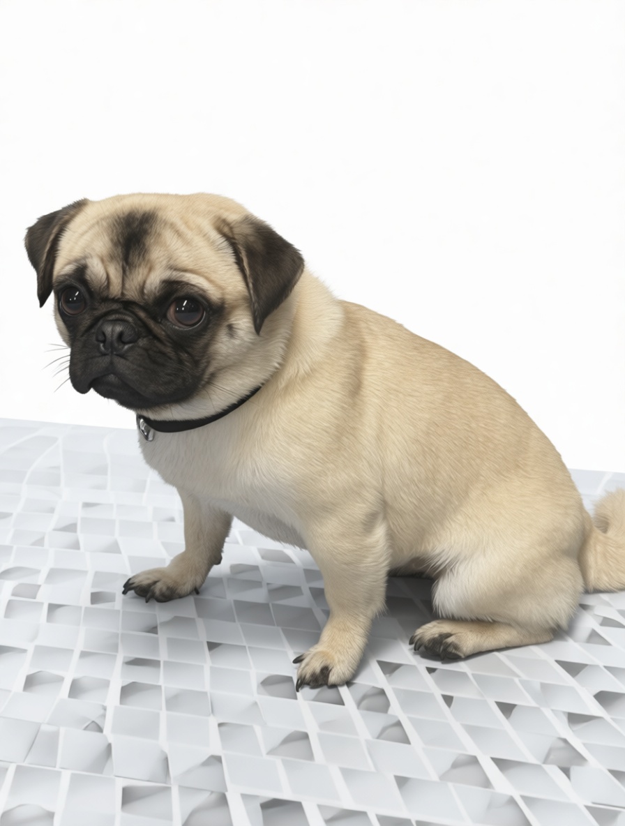 Pug Dog Figurine STL – Free 3D Print Model | Remeshy