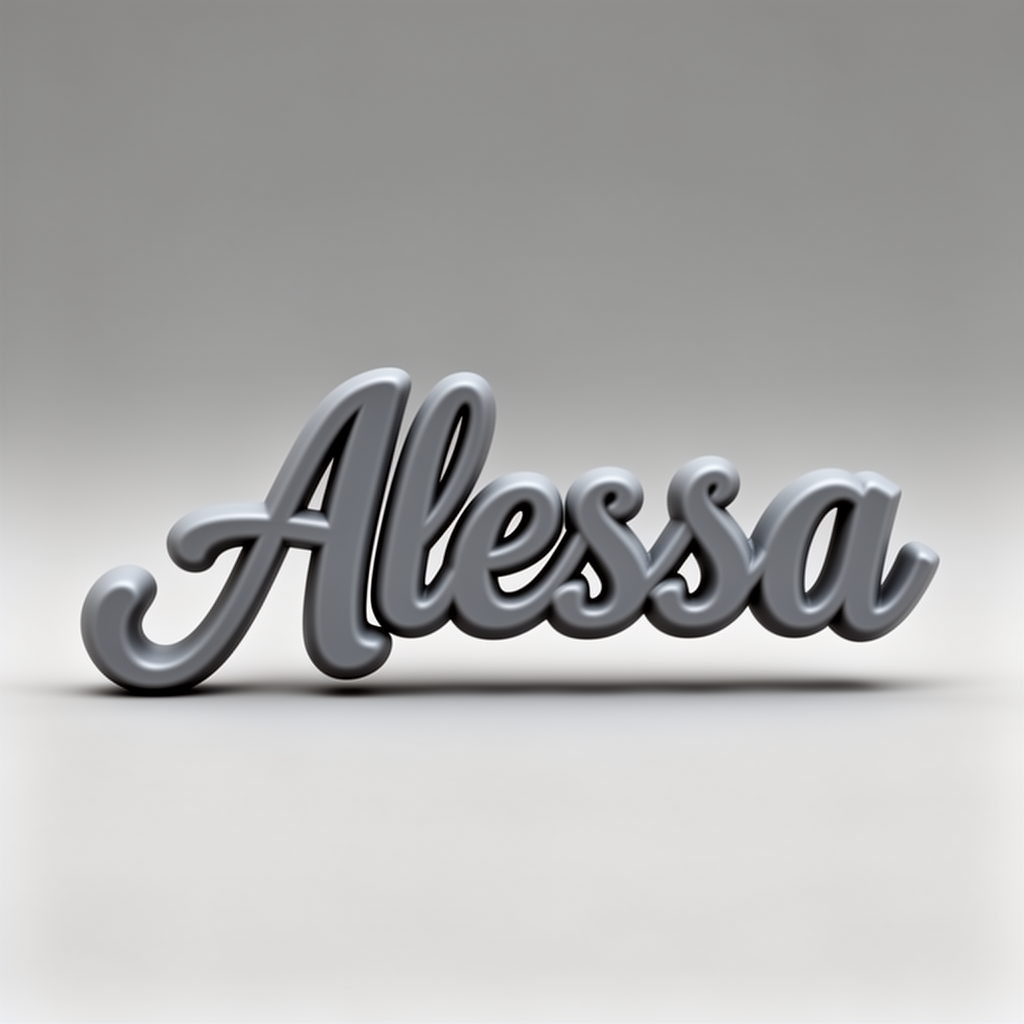 Seleni Name Heart STL – Free 3D Print Model | Remeshy