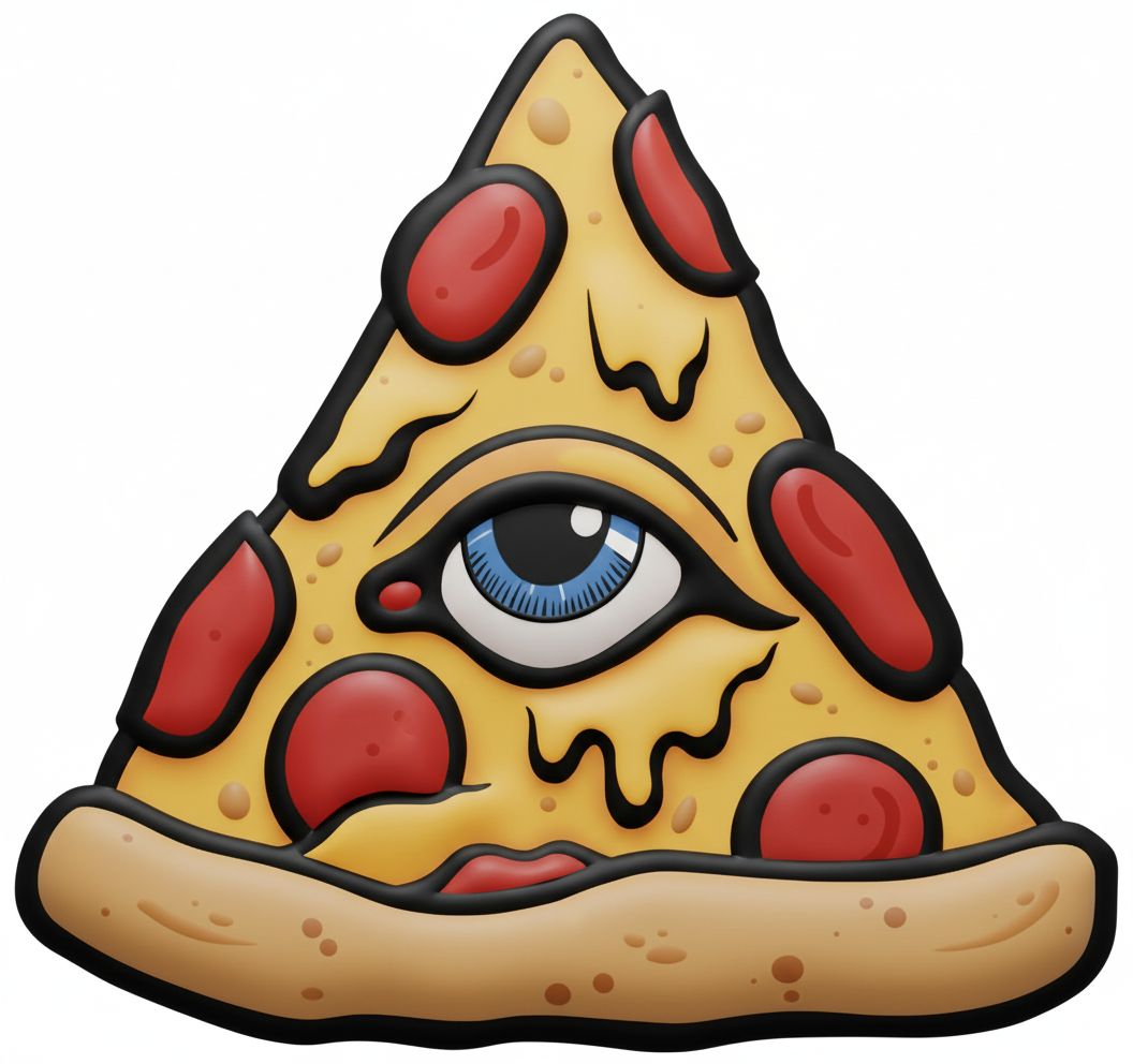 Mystical Pizza Slice STL – Free 3D Print Model | Remeshy