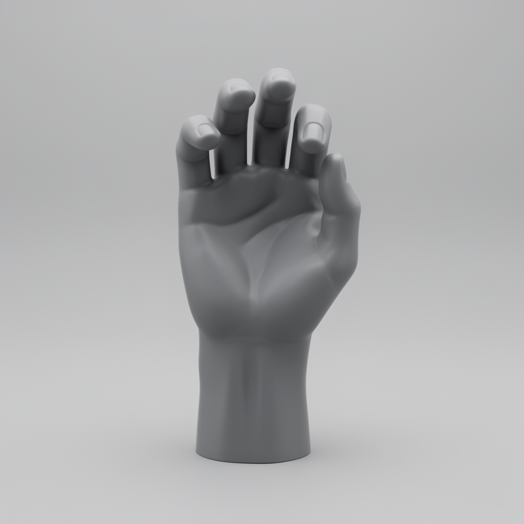 Human Male Hand Grip STL – Free 3D Print Model | Remeshy