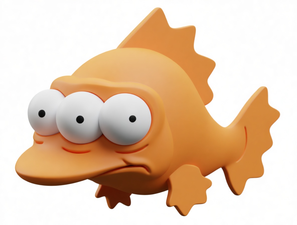 Blinky Fish Figurine STL – Free 3D Print Model | Remeshy
