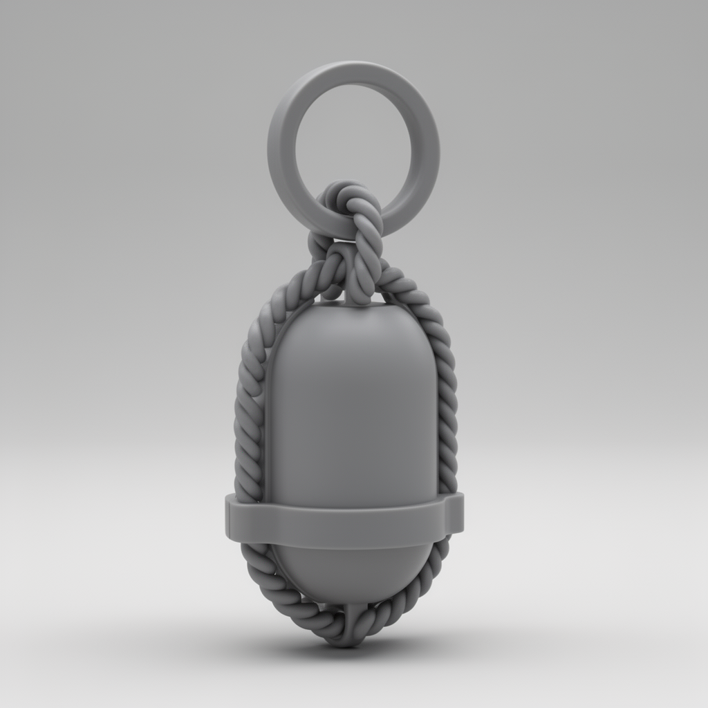 Boat Fender Keyring STL – Free 3D Print Model | Remeshy