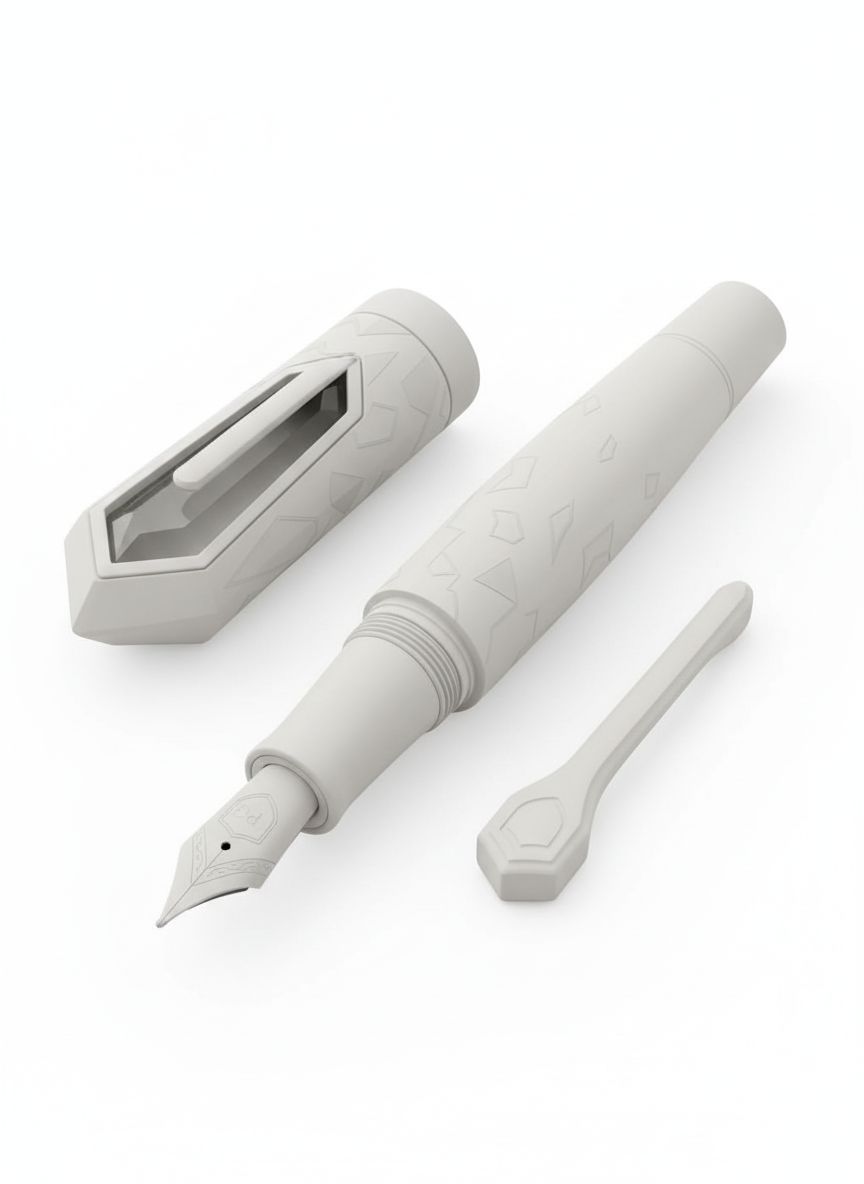 Geometric Fountain Pen Model STL – Free 3D Print Model | Remeshy