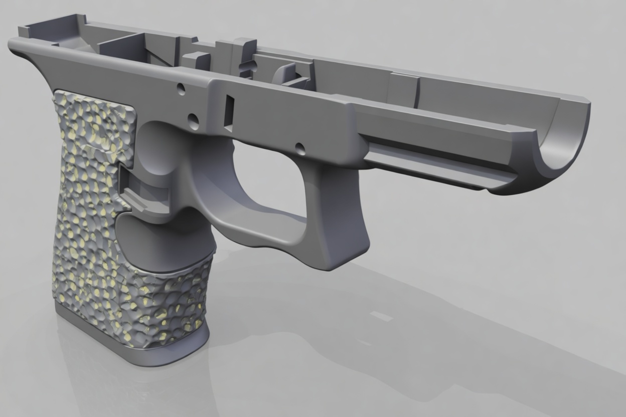 Glock 19 Frame Model STL – Free 3D Print Model | Remeshy
