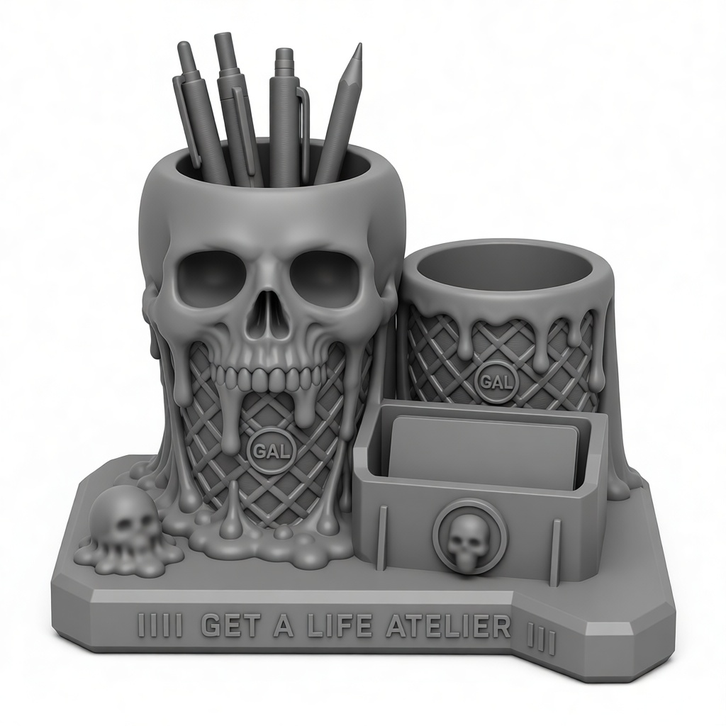 Super Mario Pen Holder STL – Free 3D Print Model | Remeshy