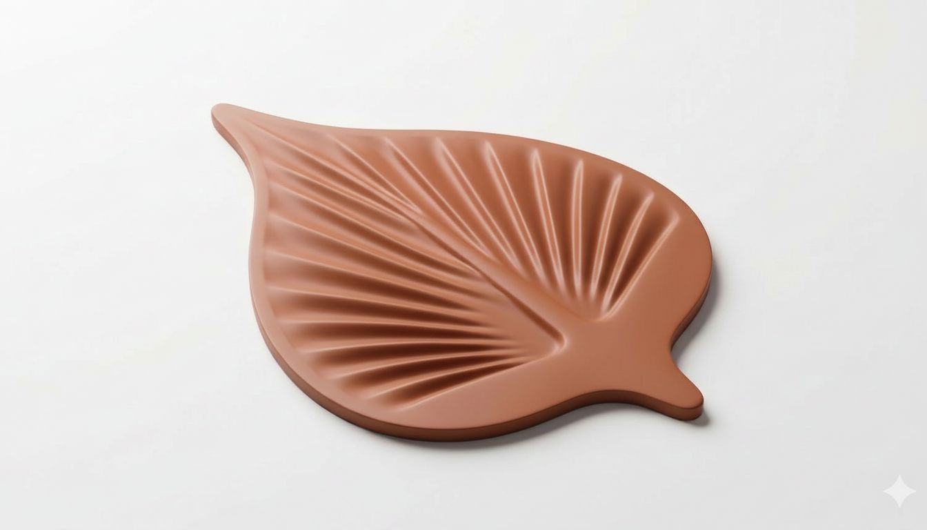 Leaf-shaped Tray Model STL – Free 3D Print Model | Remeshy