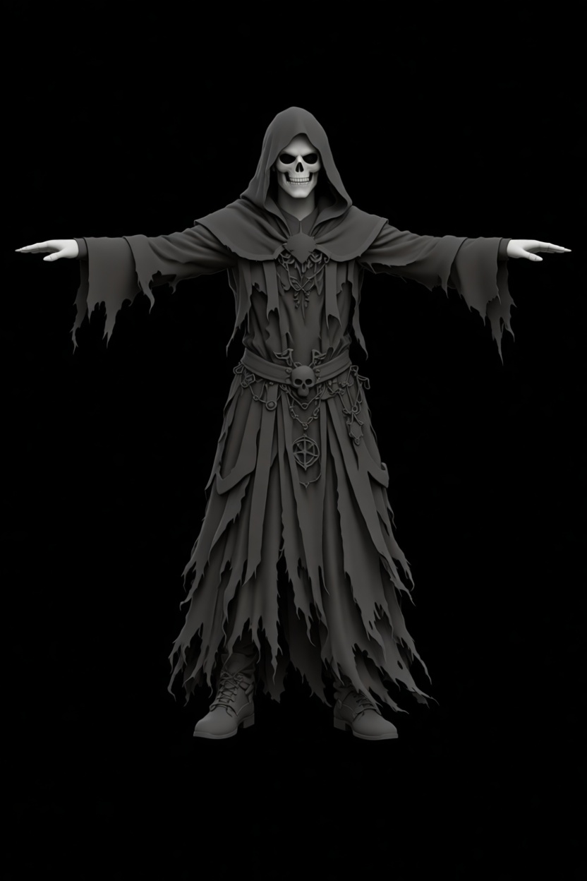 Skeletal Warrior Figurine STL – Free 3D Print Model | Remeshy