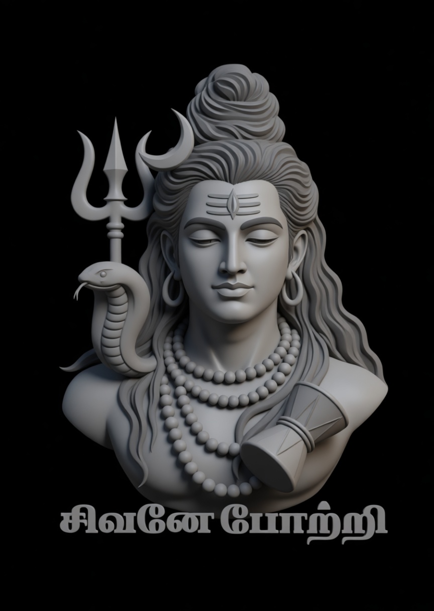 Lord Shiva Bust STL – Free 3D Print Model | Remeshy