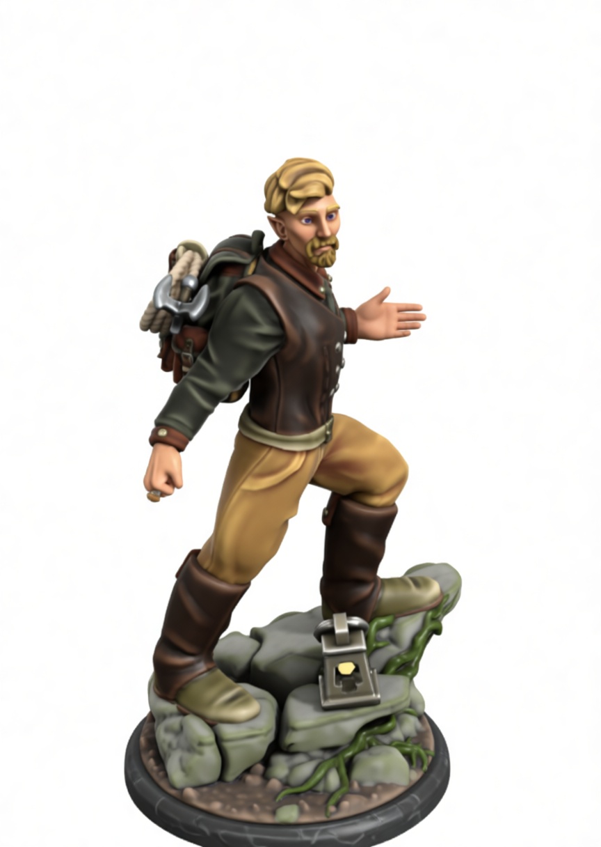 Adventurer Miniature STL – Free 3D Print Model | Remeshy