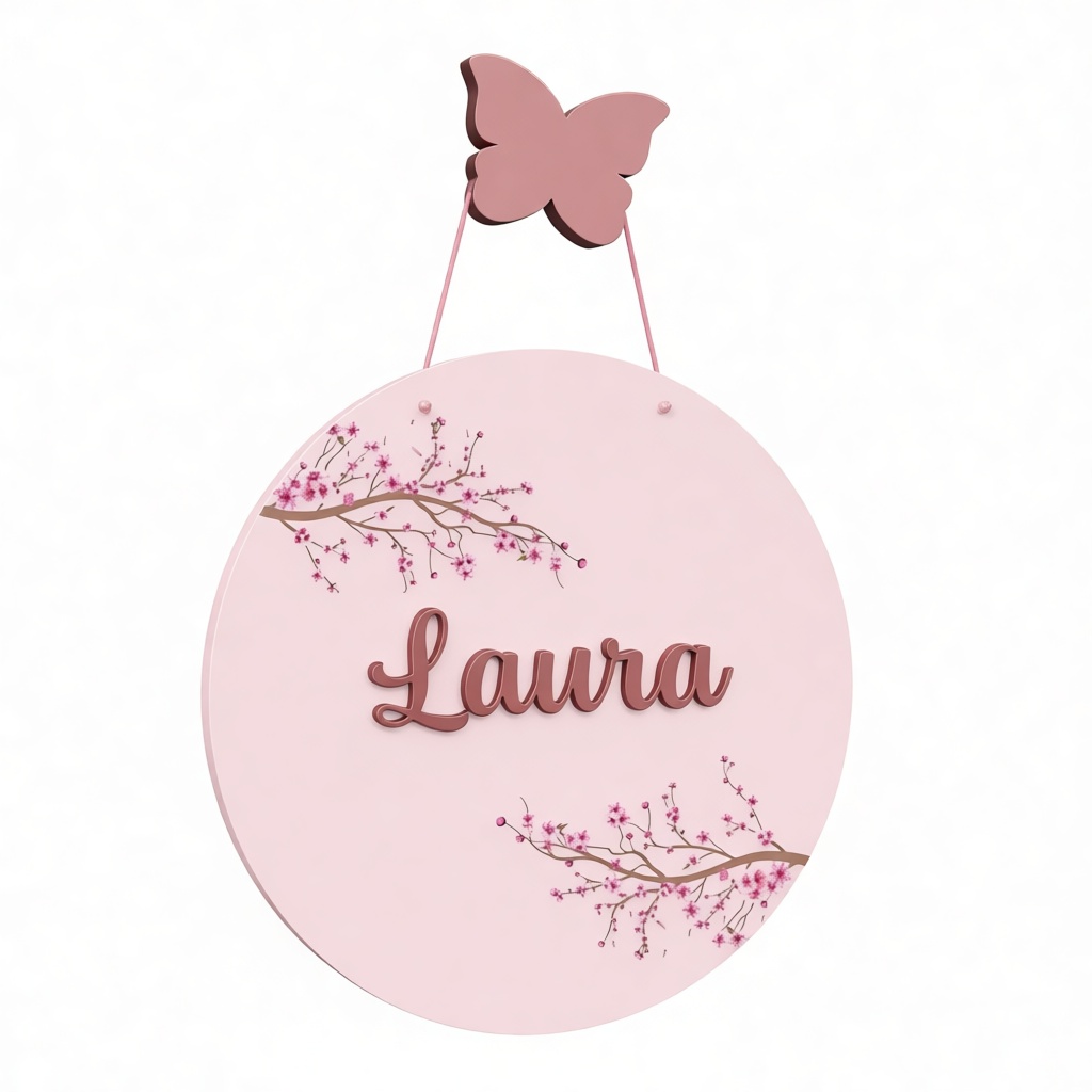 Laura Name Sign STL – Free 3D Print Model | Remeshy