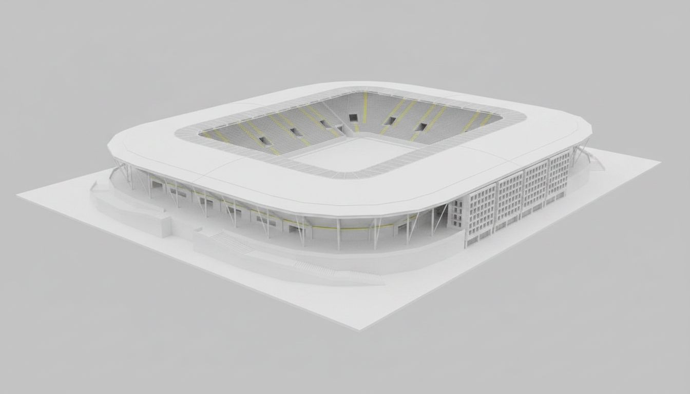 Football Stadium Model STL – Free 3D Print Model | Remeshy
