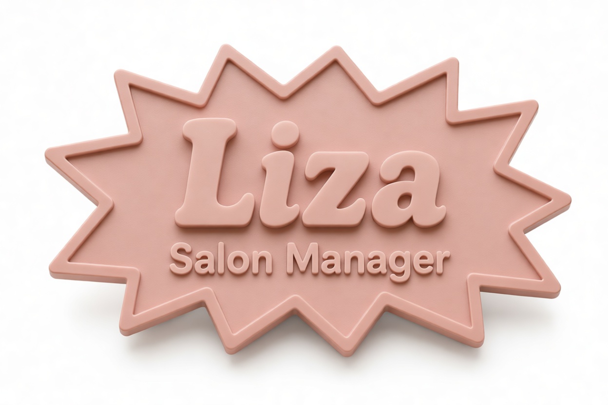 Liza Nameplate Badge STL – Free 3D Print Model | Remeshy