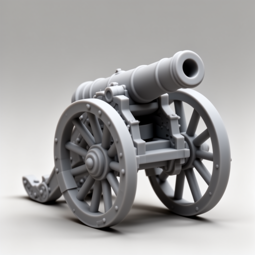 Antique Cannon Model STL – Free 3D Print Model | Remeshy