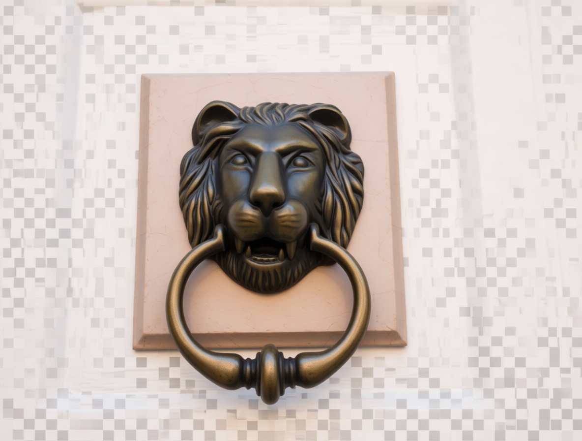 Lion Head Door Knocker STL – Free 3D Print Model | Remeshy