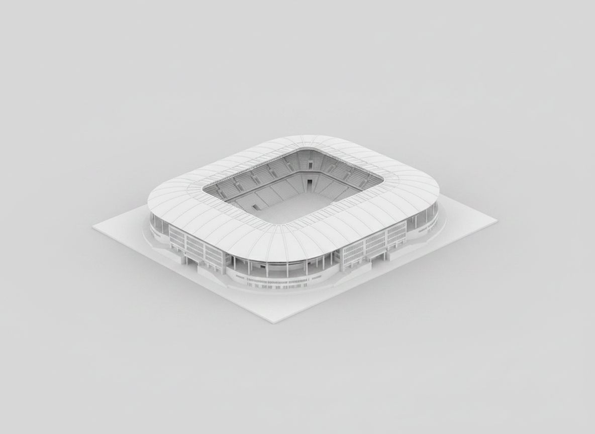 Modern Soccer Stadium Model STL – Free 3D Print Model | Remeshy