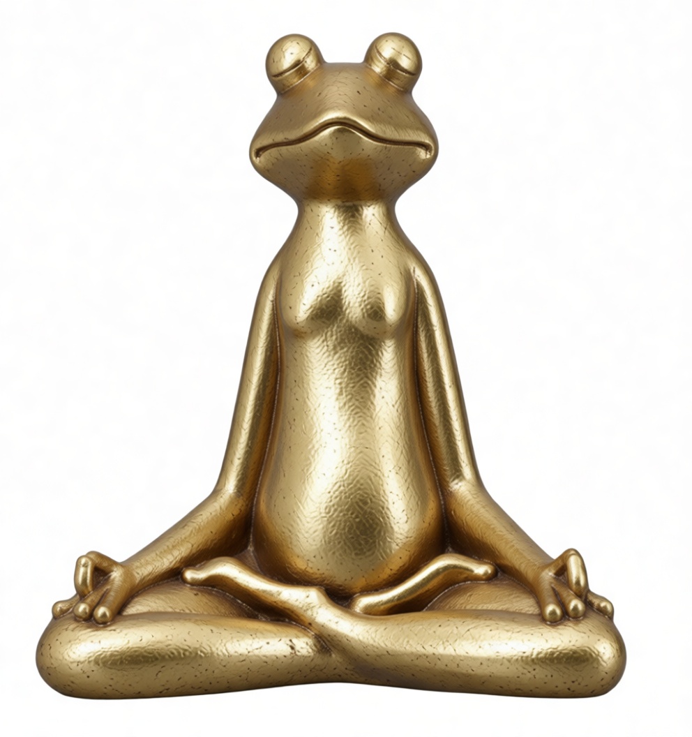 Meditating Frog Statue STL – Free 3D Print Model | Remeshy