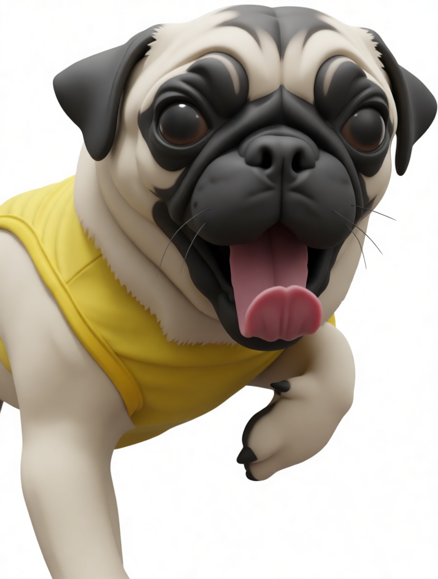 Pug Dog Figurine STL – Free 3D Print Model | Remeshy