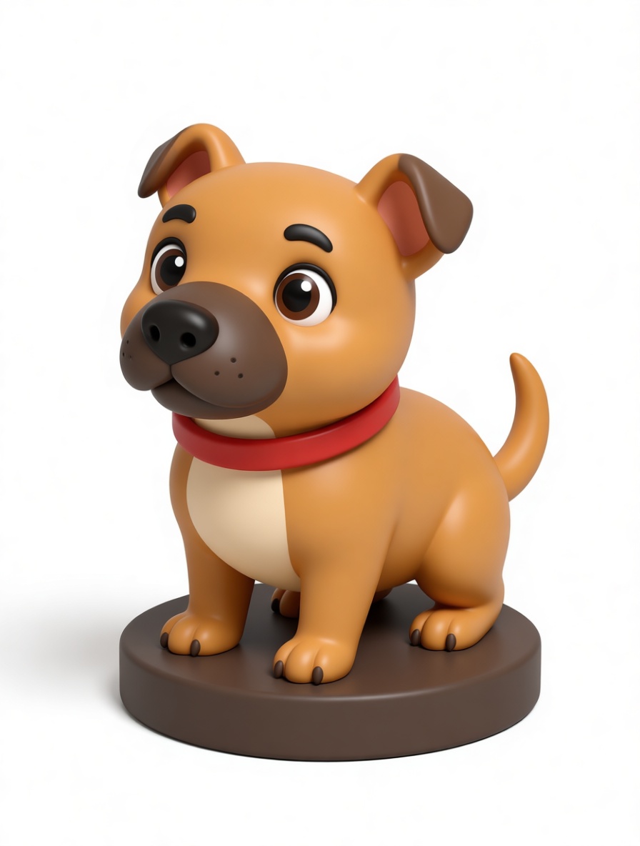 Staffordshire Bull Terrier Figurine STL – Free 3D Print Model | Remeshy