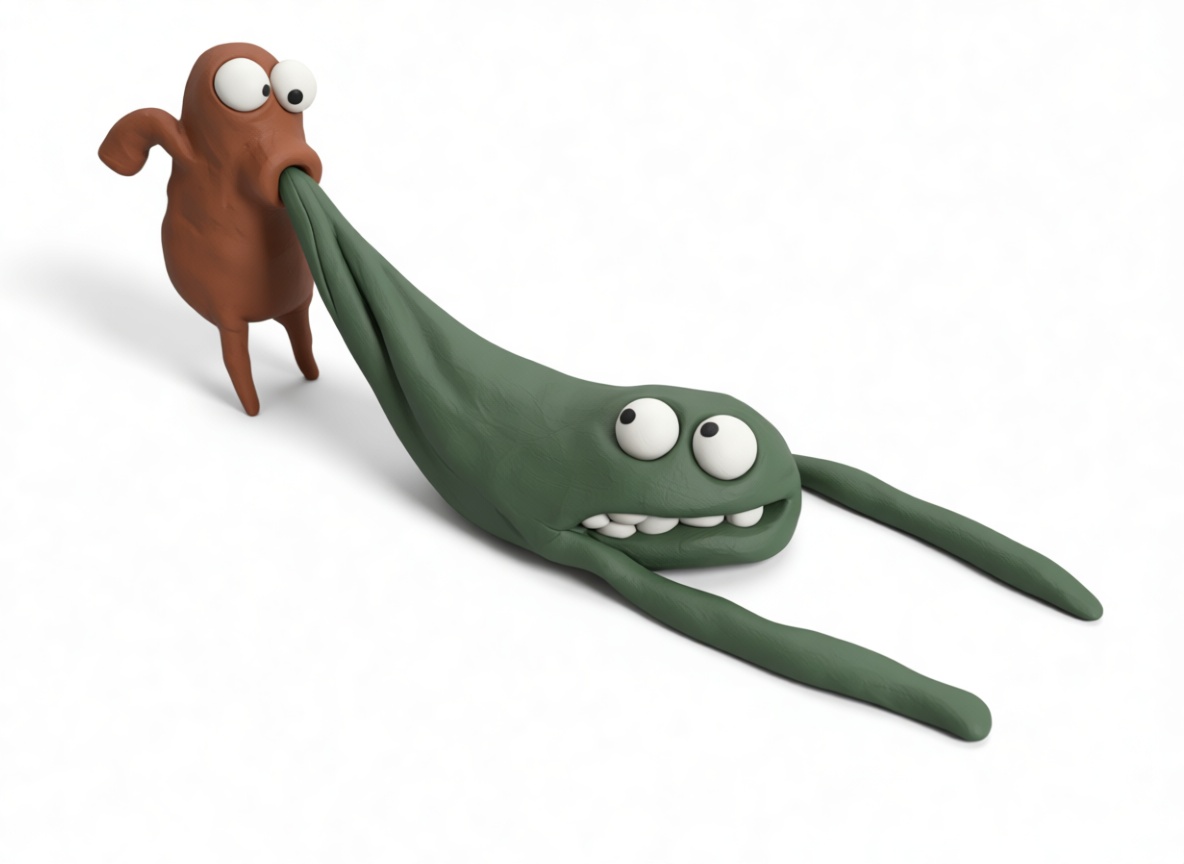 Claymation Stretching Creatures STL – Free 3D Print Model | Remeshy
